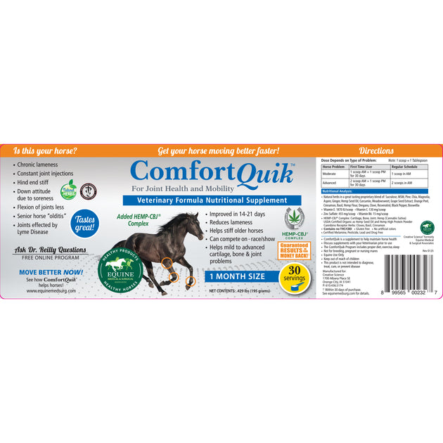Comfort Quik™ with Hemp – Equine Medical and Surgical Associates