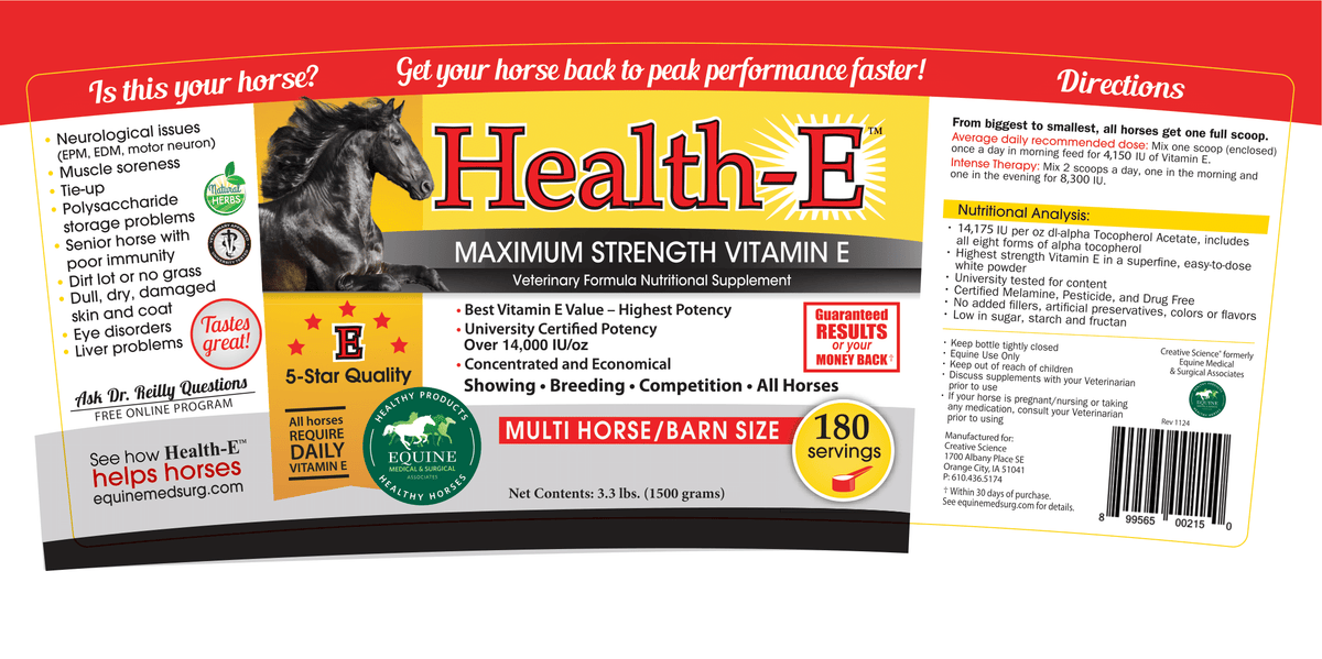 HEALTH-E – Equine Medical and Surgical Associates